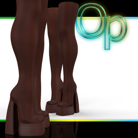 Second Life Marketplace Brown Sexy Boots
